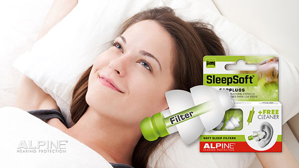 Alpine SleepSoft Štuple do uší na spanie